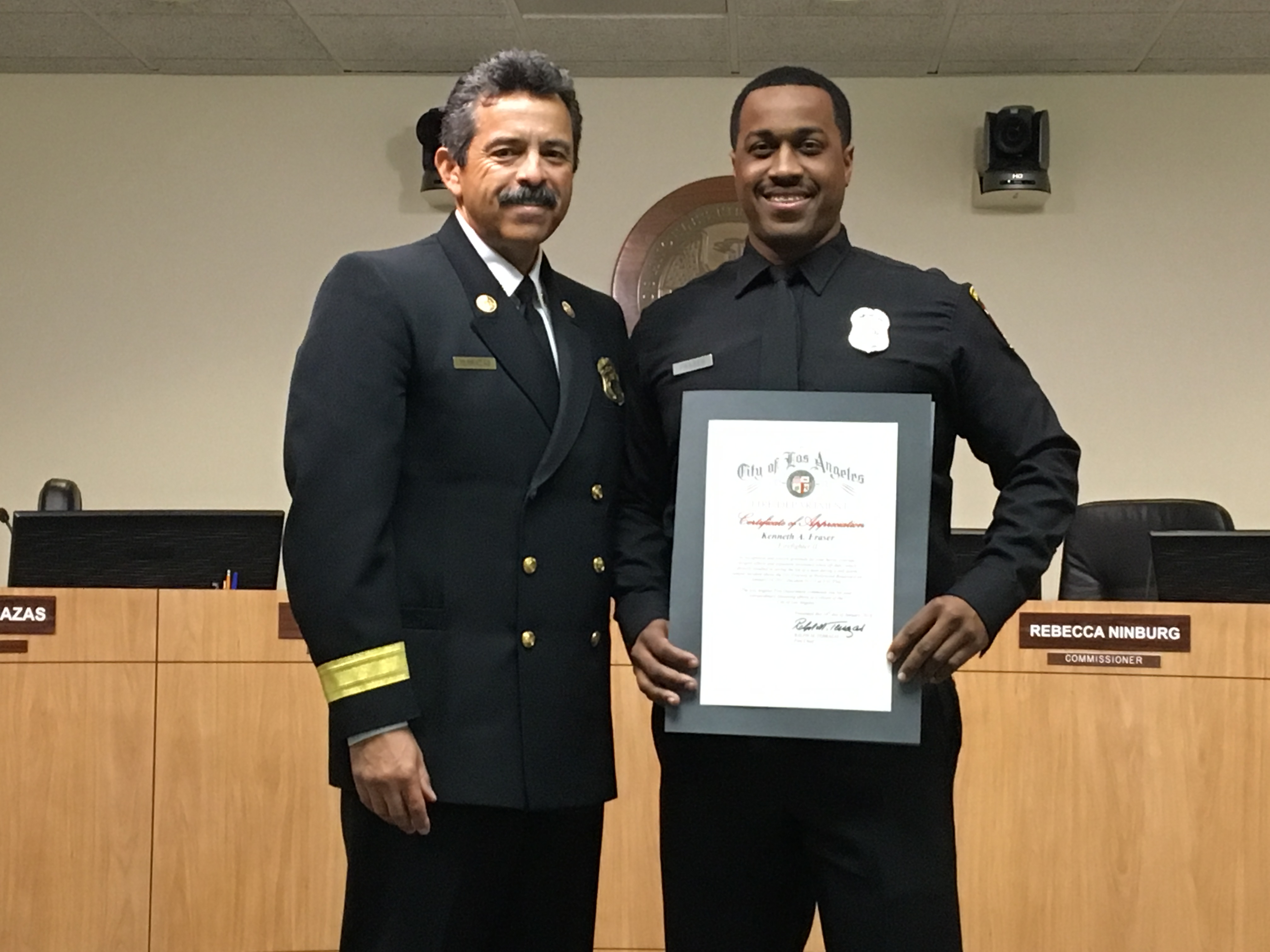LAFD Firefighter Recognized for Off-Duty Life Saving Effort | Los ...