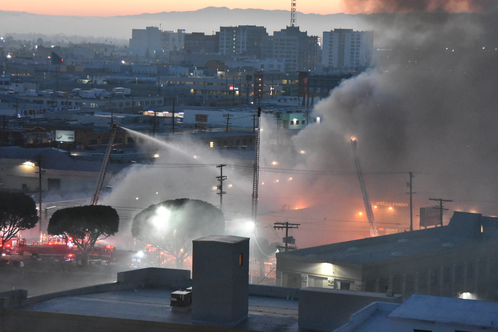 Major Emergency Commercial Fire in Downtown | Los Angeles Fire Department