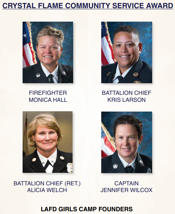 LAFD Girls Camp Founders Awarded | Los Angeles Fire Department