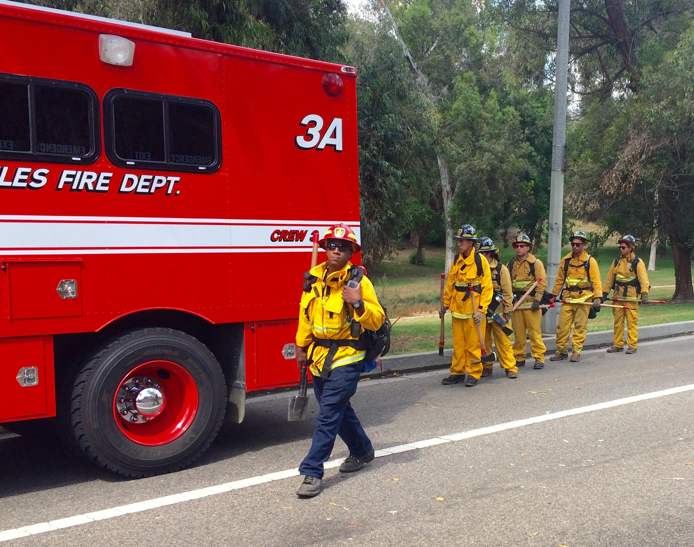 LAFD Stomps 6-Acre Brush Fire in Elysian Park | Los Angeles Fire Department